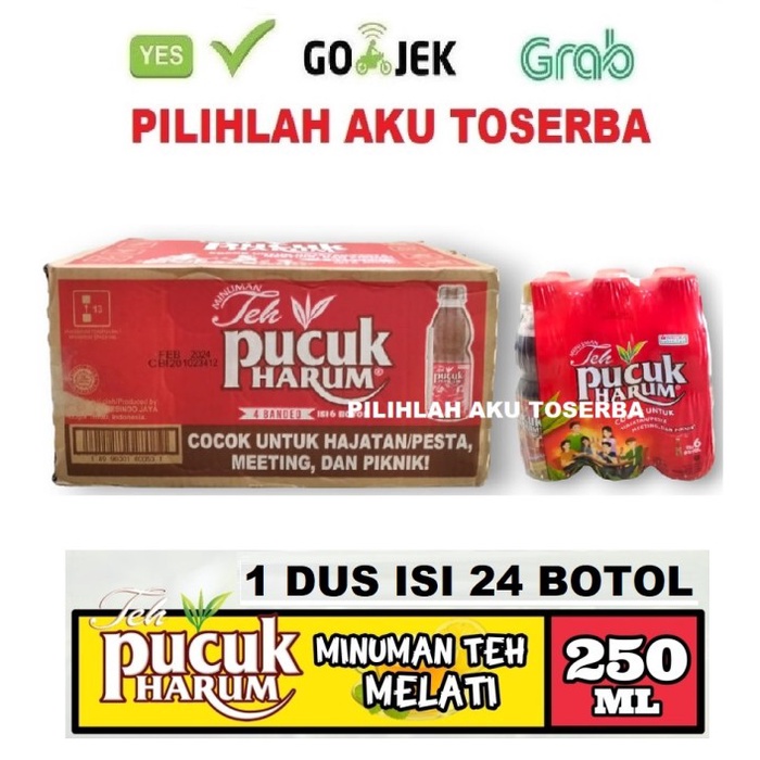 Jual Teh PUCUK Harum Original 250 ml - ( HARGA 1 DUS ISI 24 botol ...