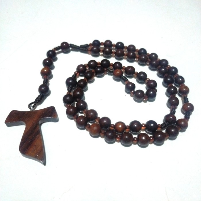 Jual rosario kayu stigi salib Tao Tau | Shopee Indonesia