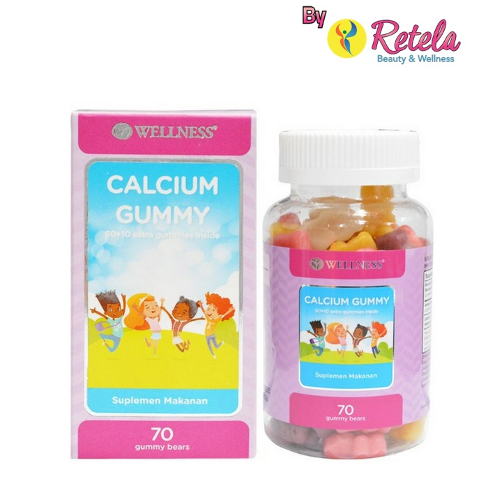 Jual WELLNESS CALCIUM GUMMY 70 TABLET | Shopee Indonesia