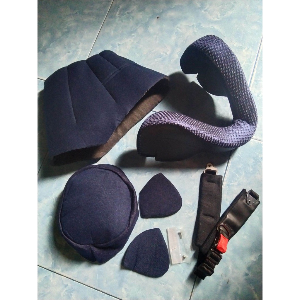 Jual Busa Dalaman HELM LTD SPORTS FULL SET + Tali Helm Plus Paku Helm ...