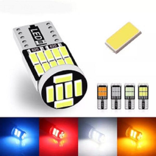 Jual Lampu LED T10 CANbus 26 SMD 4014 W5W Lampu Senja Sein Rem Kota DC ...