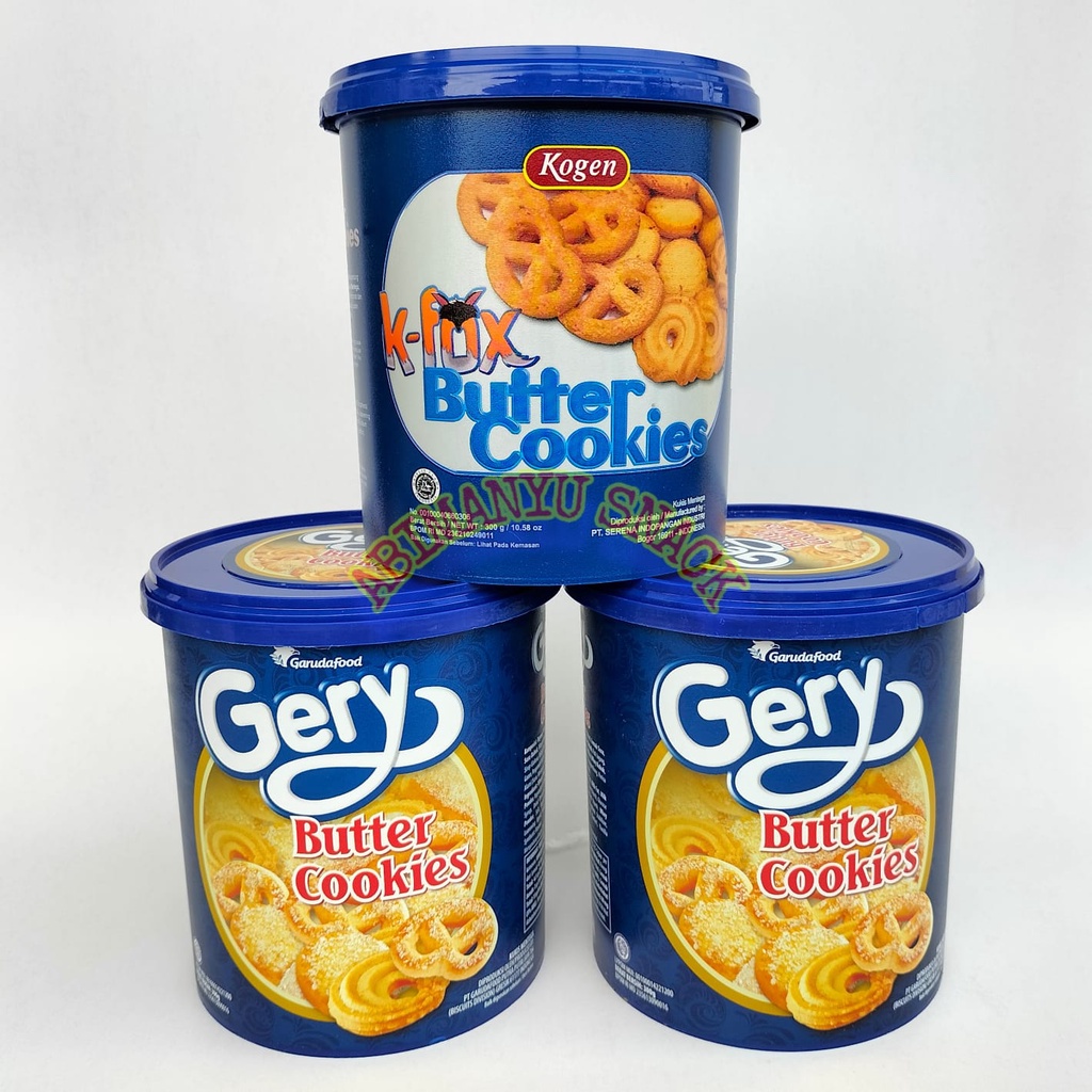 Jual gery butter cookies toples - kogen bater kukis k fox 300 gram ...