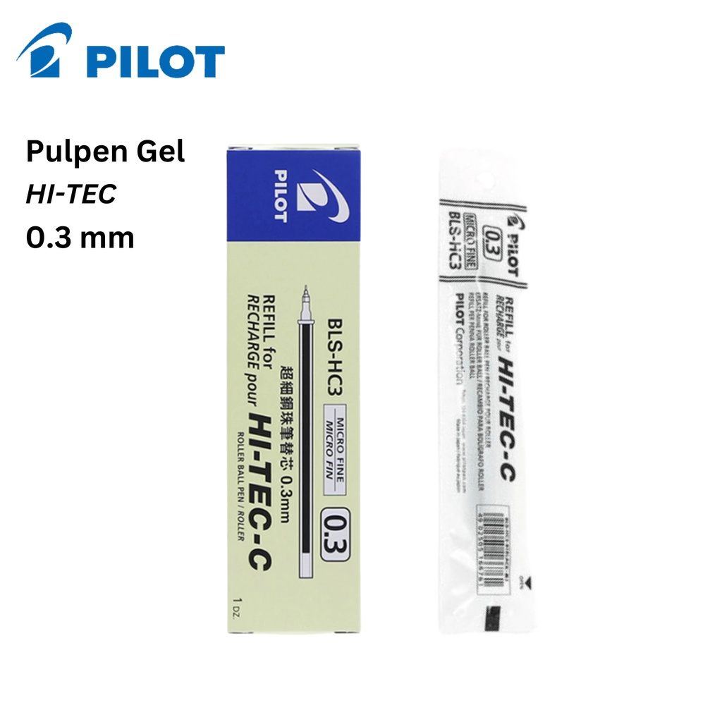 Jual REFILL HI-TEC PILOT 0.3 ISI ULANG PULPEN Gel HI-TEC ASLI - SHAGB ...
