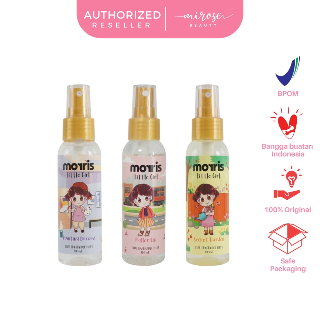 Jual Morris Parfum Anak Cewek Little Girls Body Mist Spray 100 ml ...
