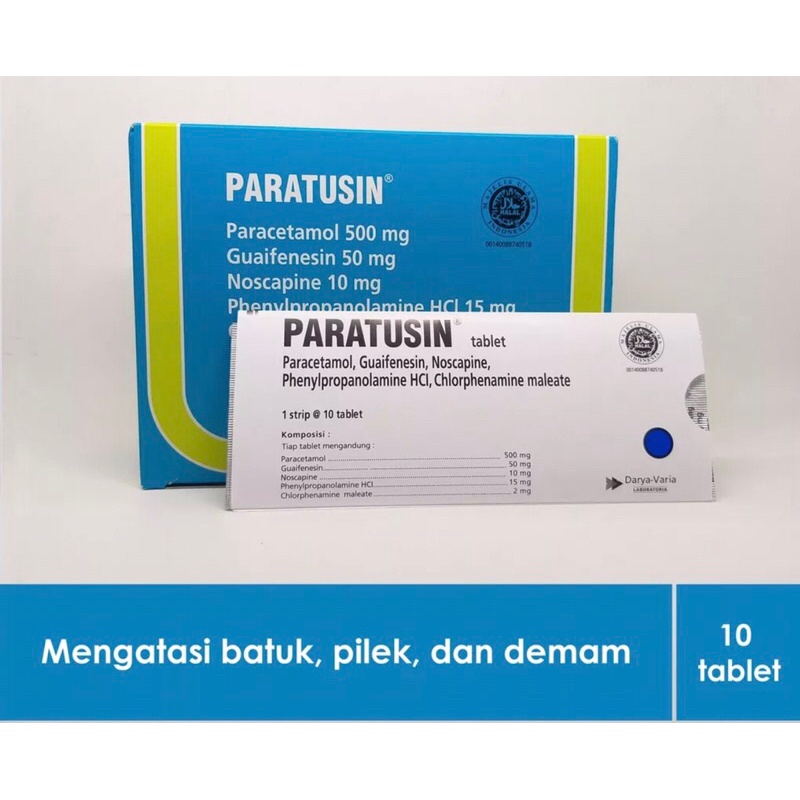 Jual Paratusin Tablet isi 10 Tablet Per Lembar - MURAH | Shopee Indonesia