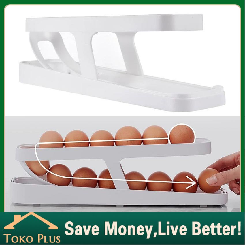Jual Tempat Penyimpanan Telur Dispenser Automatic Scrolling Egg Storage ...