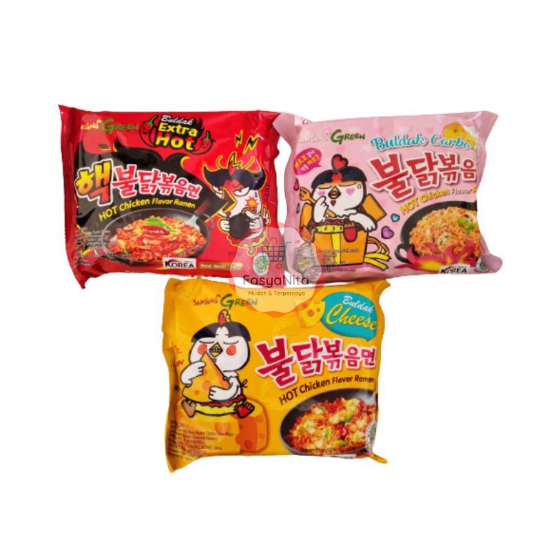 Jual SAMYANG HOT CHICKEN RAMEN / BULDAK CHEESE / BULDAK CARBO | Shopee ...