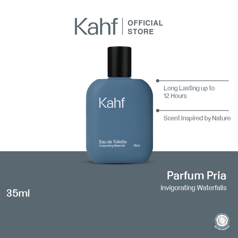 Jual KAHF INVIGORATING WATERFALL EAU DE TOILETTE 35 ML - PARFUM PRIA ...