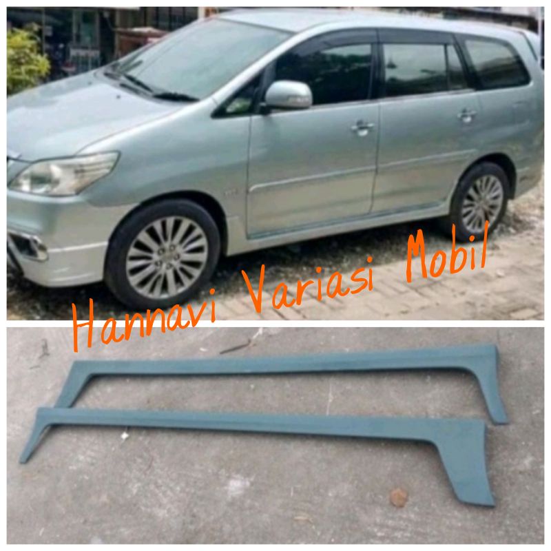 Jual Sidekirt kijang innova grand inova luxury 2004-2015 fiber body kit ...