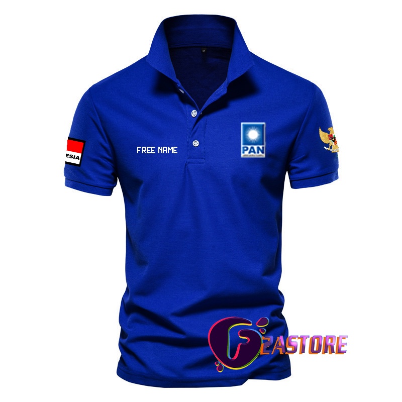 Jual Kaos Kerah MODEL POLO PARTAI PAN - PARTAI AMANAT NASIONAL 2023 ...