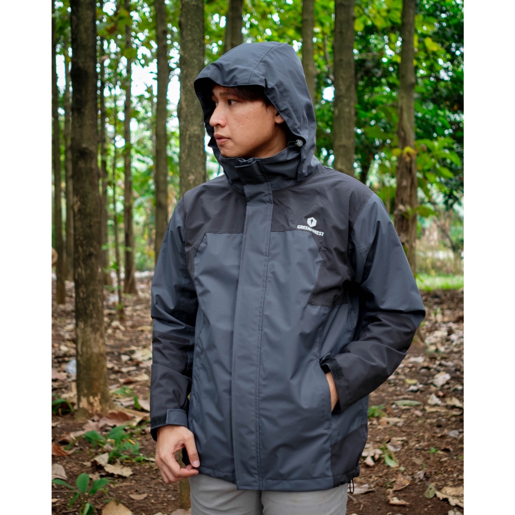 Jual Greenforest Malinau Jaket Gunung Waterproof Full Seam Seal - Jaket ...