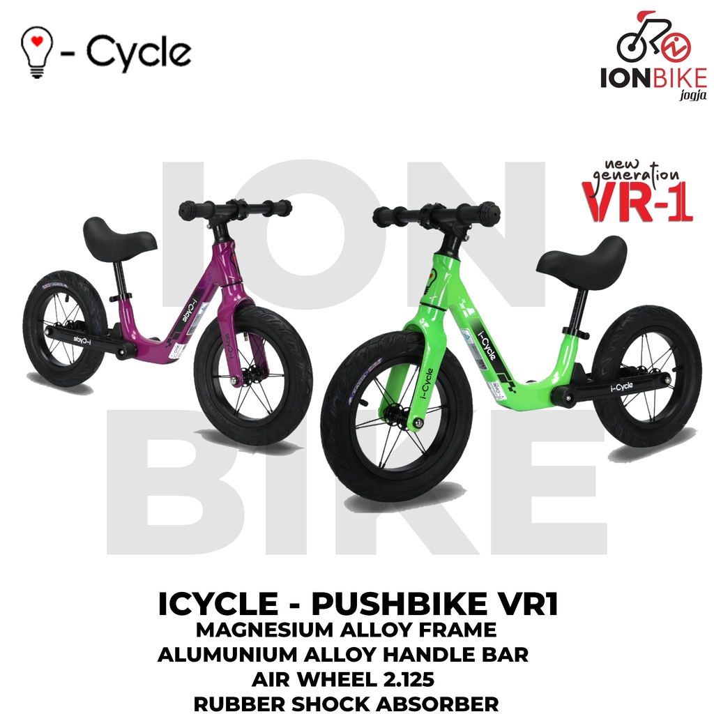 Jual Pushbike Icycle VR1 Magnesium Balance Bike Push Bike I-cycle i ...