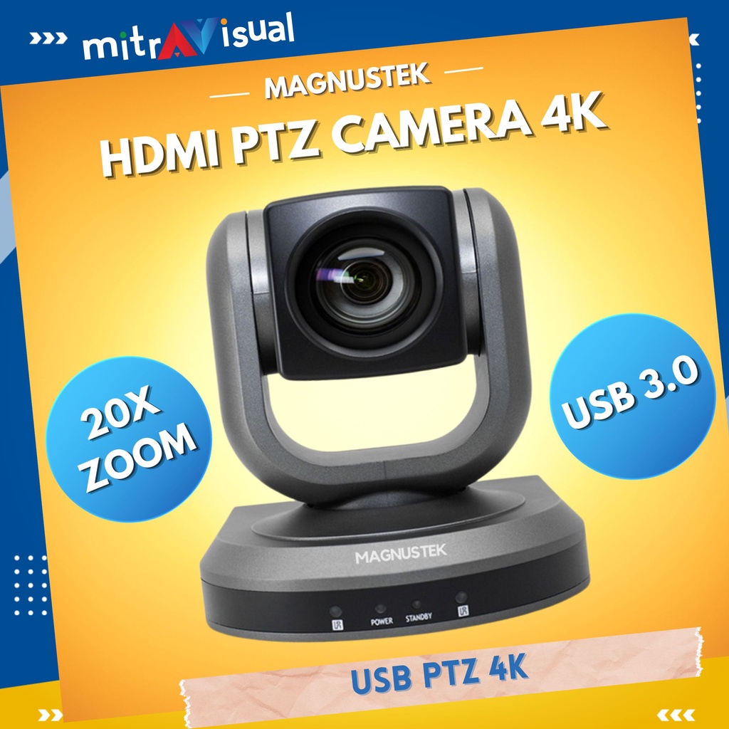 Jual MAGNUSTEK PTZ 4K 20x PTZ Camera HDMI+USB3.0 Output | Shopee Indonesia