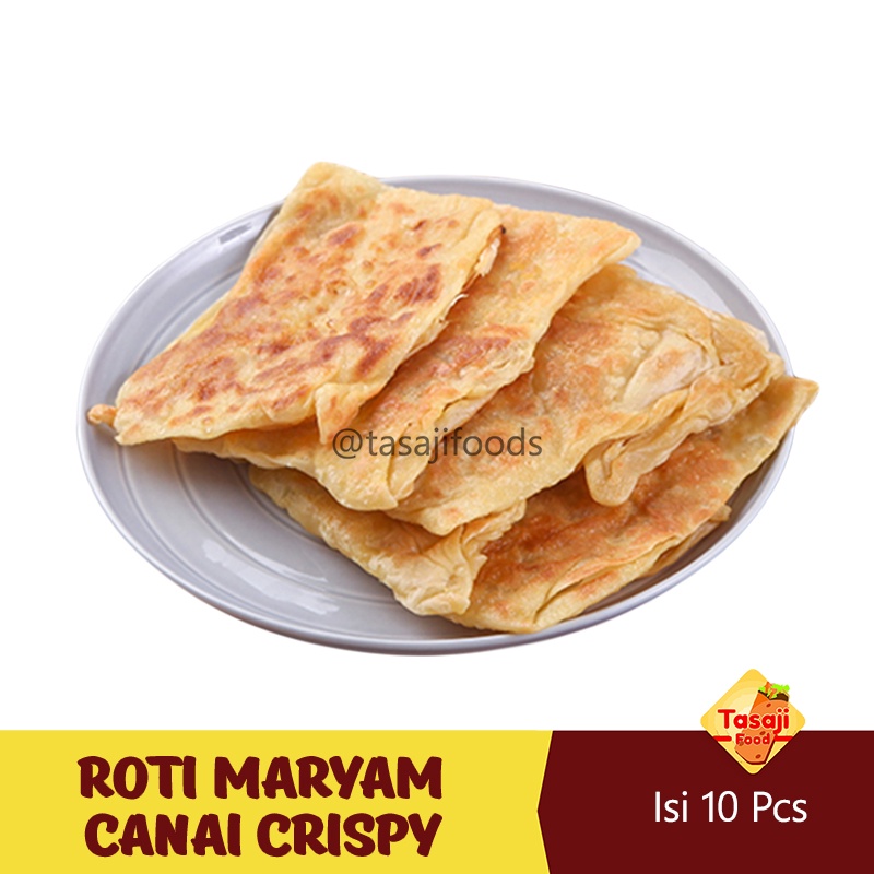Jual Tasaji Roti Maryam Canai Crispy Isi 10 - Kemasan Polos | Shopee ...