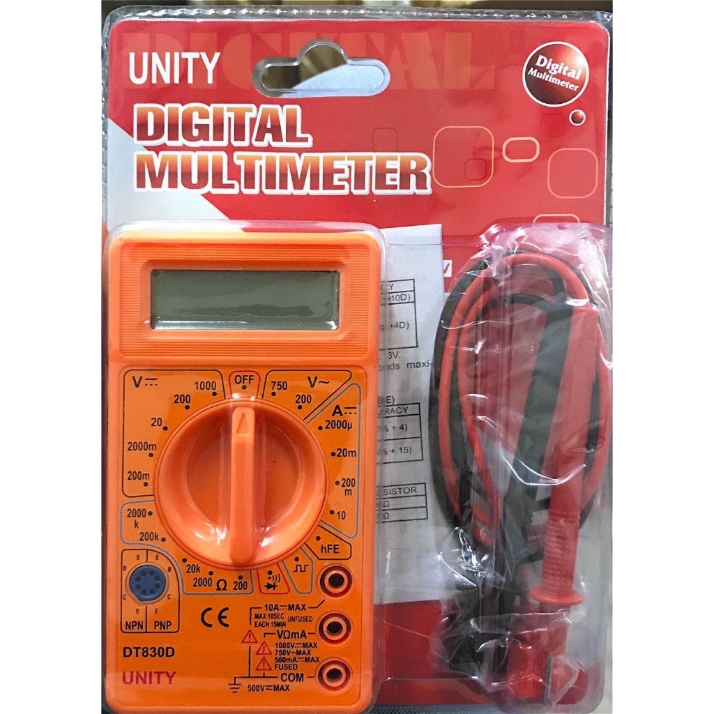 Jual DT-830D Multimeter Digital AC/DC Volt Avometer Voltmeter Ohmmeter ...