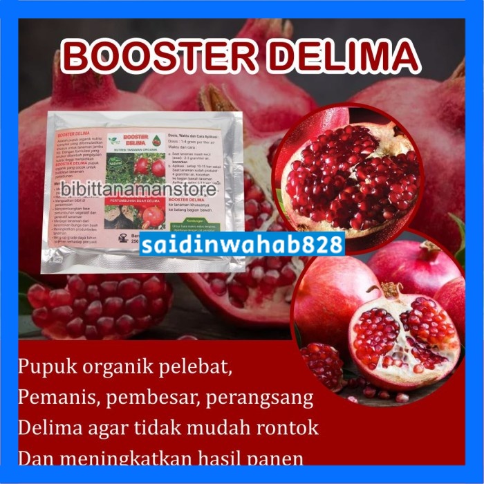 Jual Pupuk Organik Pelebat Buah dan Booster Delima Cepat Berbuah Lebat | Shopee Indonesia