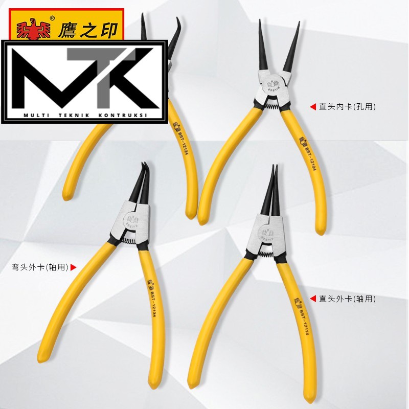 Jual HS RETAINER PLIERS /TANG SNAP RING LURUS BUKA 5" -13"INCH ( BESTIR ...