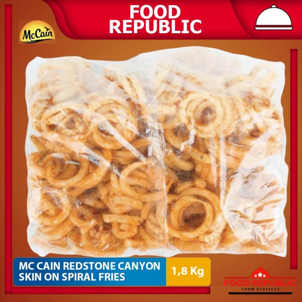 Jual Mc Cain Kentang Goreng Redstone Canyon Skin On Spiral 1,8 Kg ...