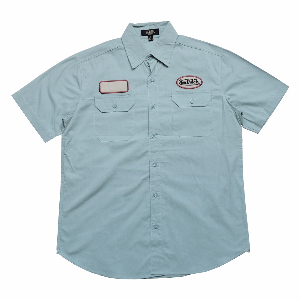 Jual Von Dutch Workshirt 0760 Mint Smooth | Shopee Indonesia