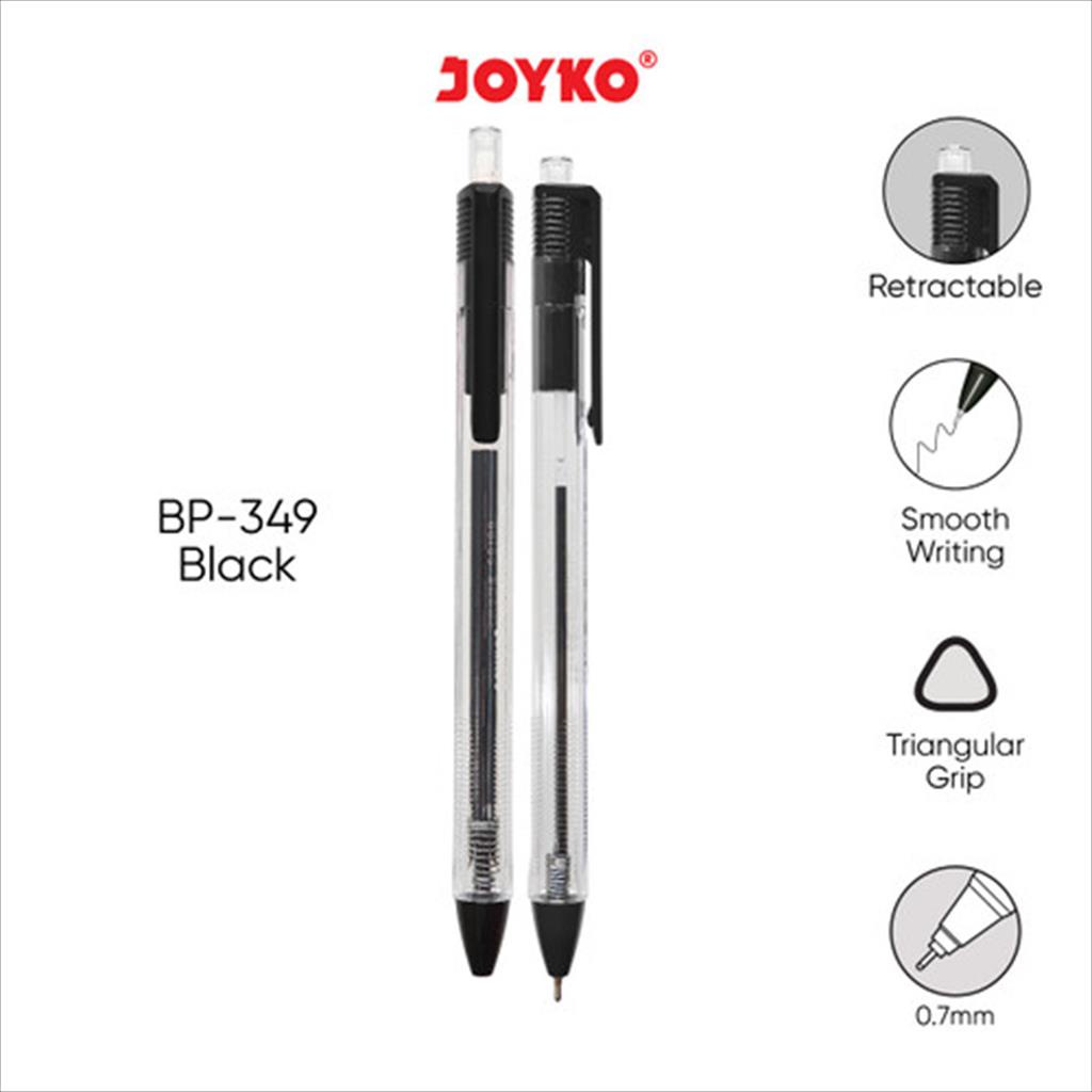 Jual [D] Ball Pen Pulpen Pena Joyko BP-349 Vokus Trans 0.7 (12pcs) | Shopee Indonesia