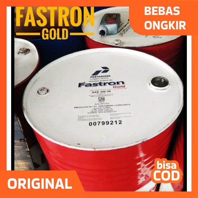 Jual FASTRON GOLD 5W-30 API SN/CF Repacked dari drum, pertamina ...
