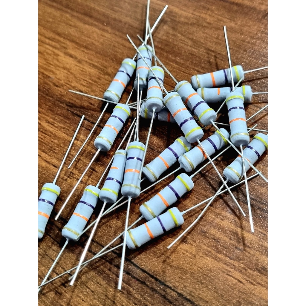 Jual Resistor 2watt 2 watt 2w 47K ohm (HARGA PER 1PCS) | Shopee Indonesia