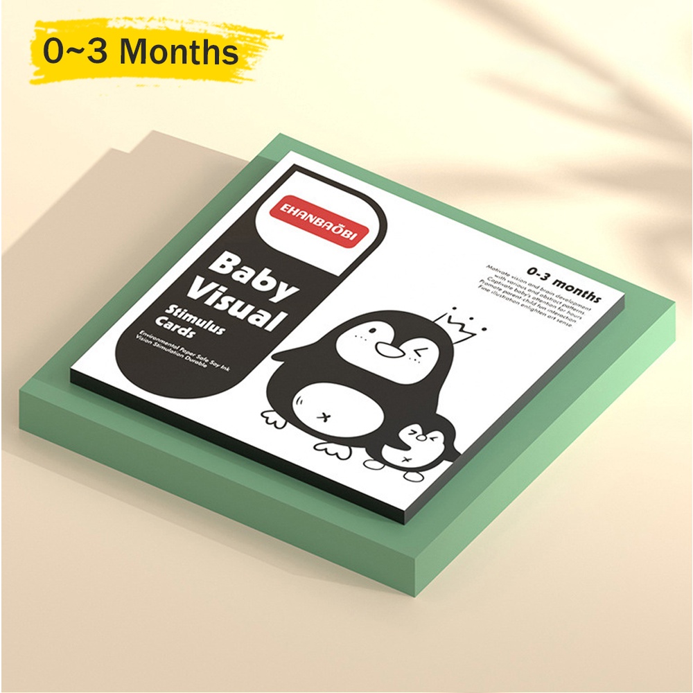 Jual LAKOEOFFICIALMALL Mainan Kartu Stimulasi Visual Bayi Pendidikan ...