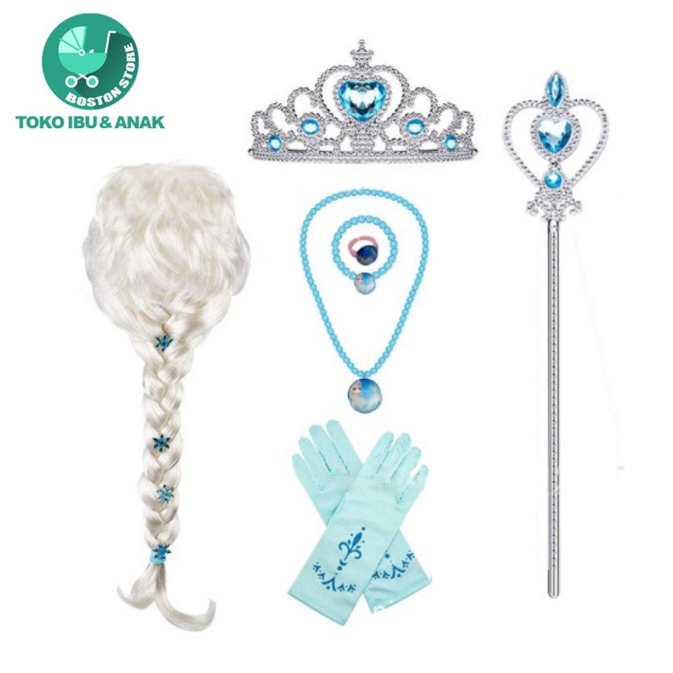 Jual Bostonstore Frozen Magic Set Elsa Anna Mahkota dan Tongkat 7pcs ...