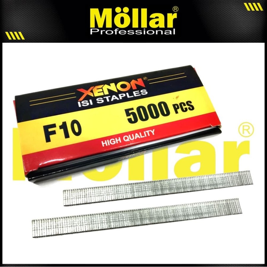 Jual Xenon F10 Isi Staples Mesin Paku Tembak Refill Air Nailer Stapler ...