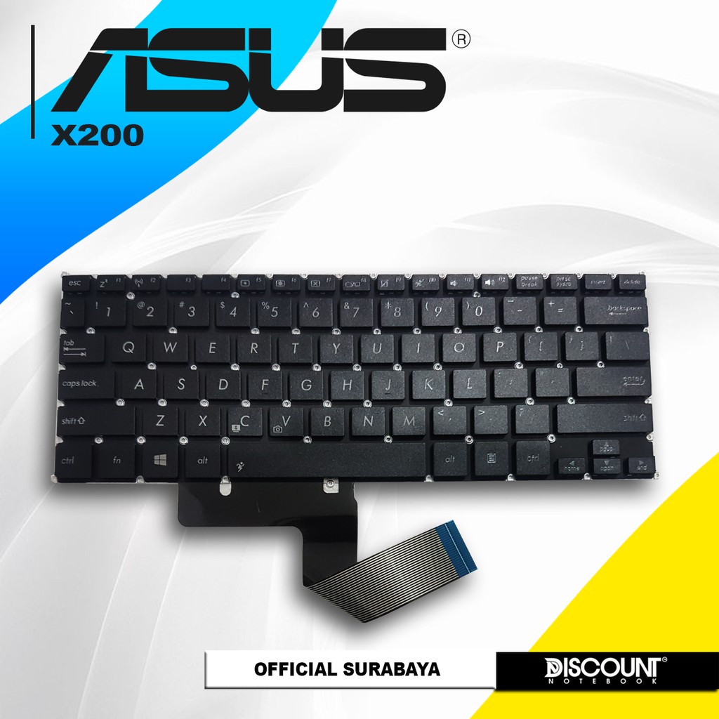 Jual KEYBOARD LAPTOP ASUS X200 X200M X200CA X200MA F200 F200CA F200MA ...