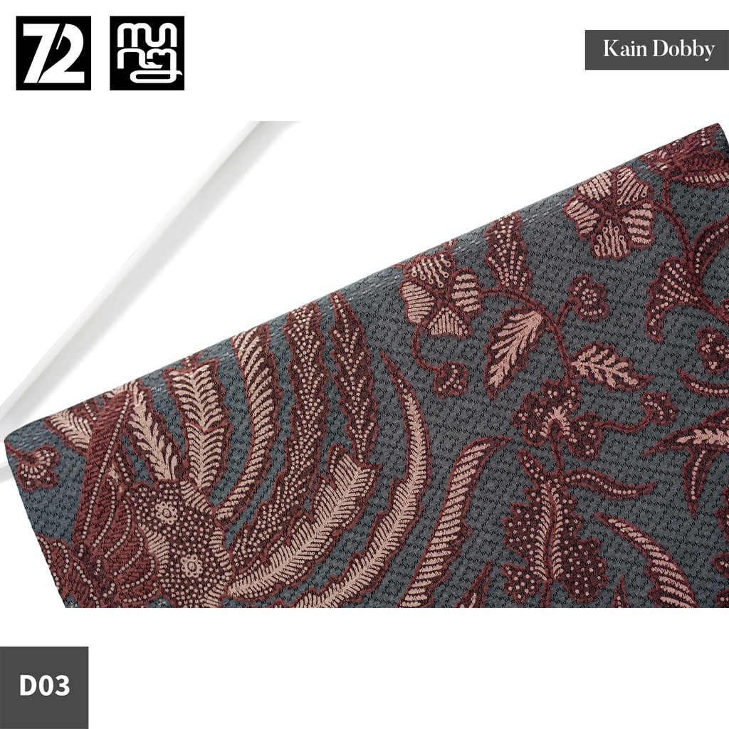 Jual BAHAN BATIK PREMIUM Dobby Dobi Dobbi Motif Phoenix Warna Abu Grey ...