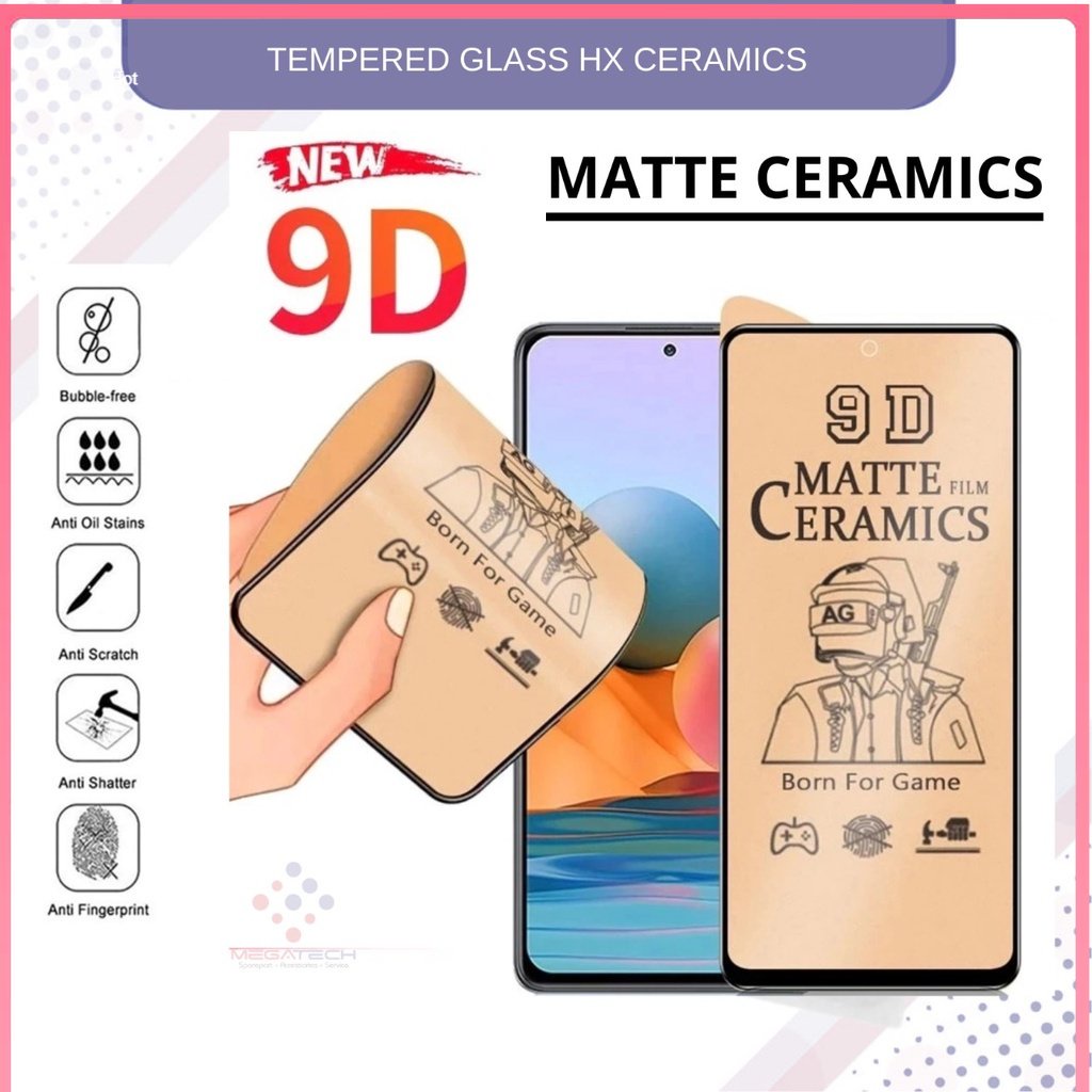 Jual Tempered Glass Anti Gores IPH 6 HX Matte Ceramics Anti Pecah ...