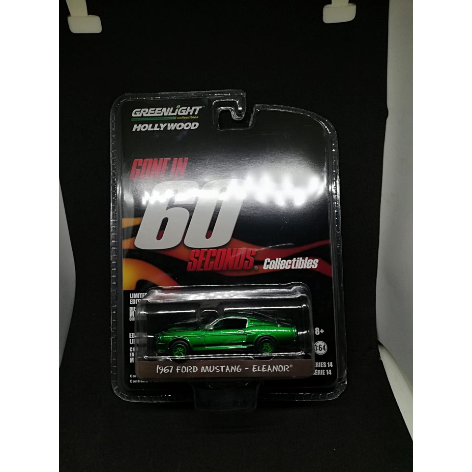 Jual GREENLIGHT GREEN MACHINE 1967 FORD MUSTANG ELEANOR GONE IN 60 SECONDS NUMBER 0009 NOMERNYA ...
