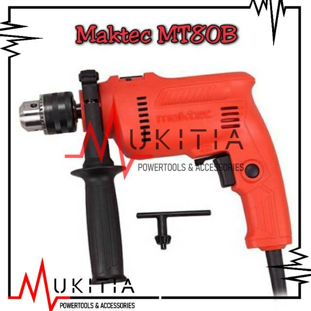 Jual Mesin Bor 2 Arah Maktec MT80 / Makita M0801B 13mm Electric Drill Bor Beton MAKTEC MT80 ...