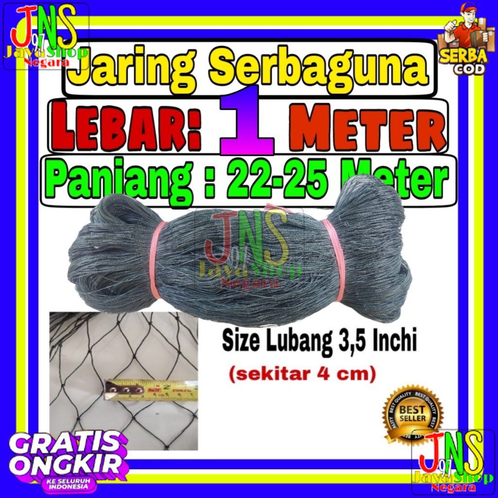 Jual Jaring Kandang Ayam Lebar 1 Meter / Jaring Serbaguna / Jaring ...