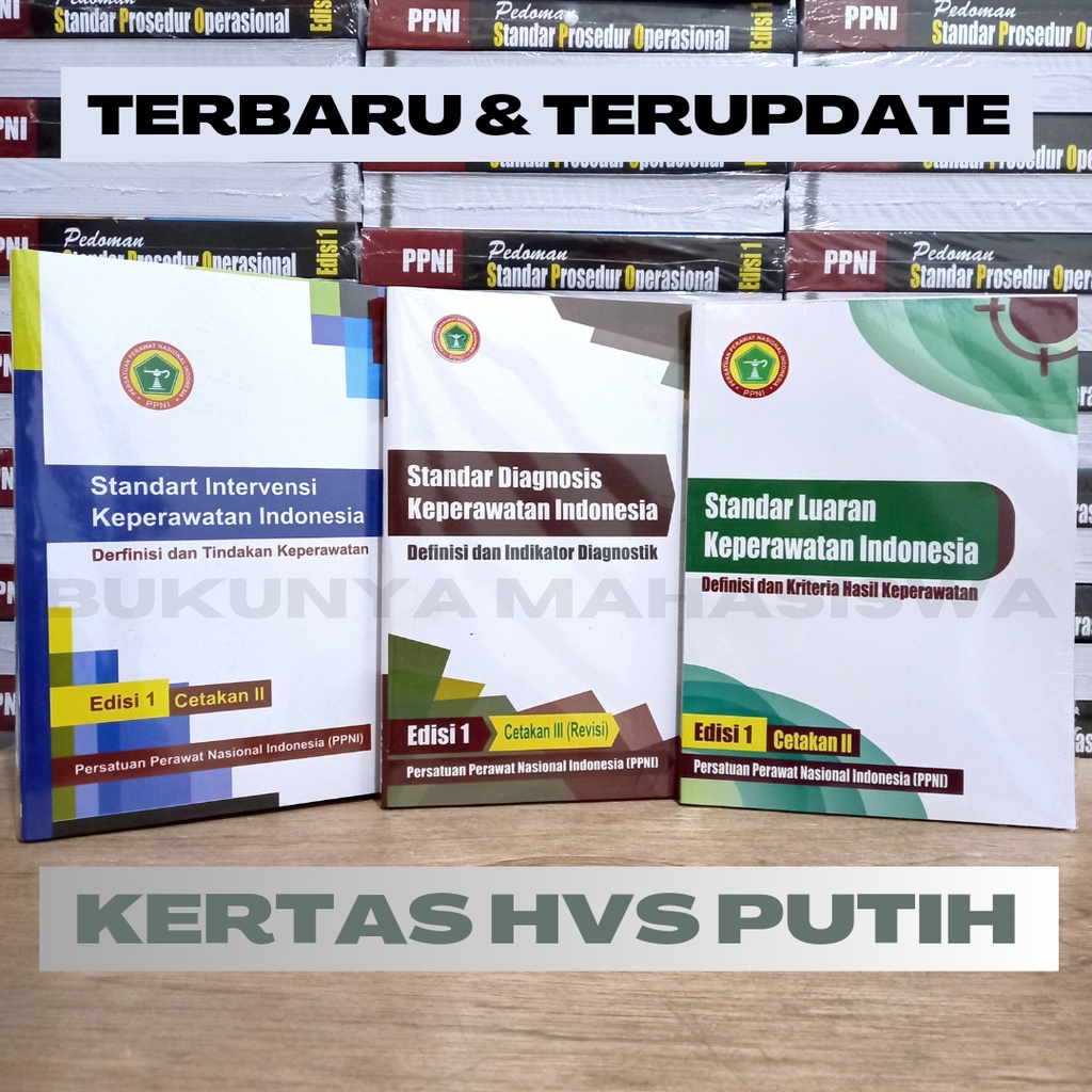 Jual PAKET 3 BUKU SDKI SIKI SLKI CETAKAN HVS PUTIH PEDOMAN STANDAR PROSEDUR OPERASIONAL ...