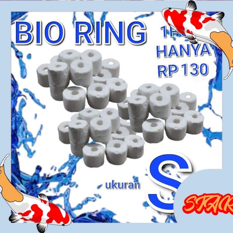 Jual Bio Ring Keramik Ring Biologis Media Filter Aquarium Kolam 1 PCS ...