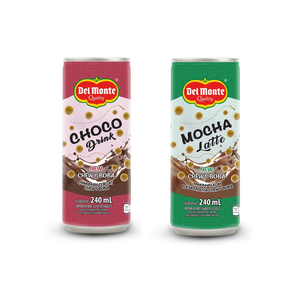 Jual Del Monte RTD Choco Drink 240 ml + Del Monte RTD Mocha Latte 240 ...