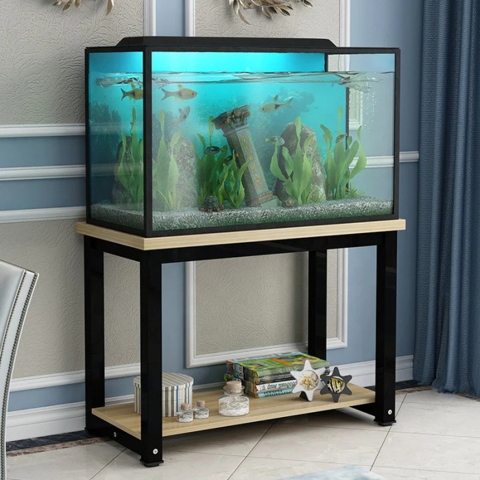 Jual Rak Aquarium Besi Kayu Minimalis | Shopee Indonesia