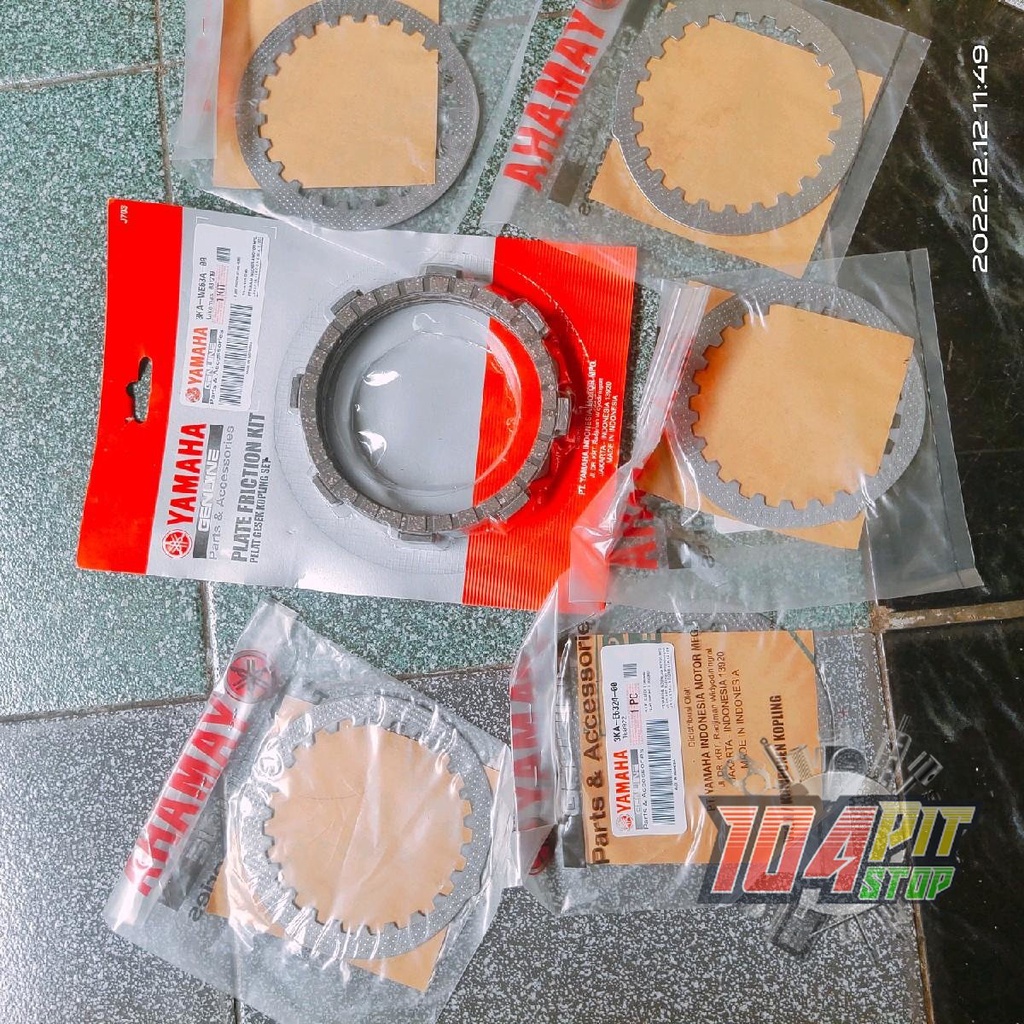 Jual SET Kampas Kopling Plat Besi Gesek Original Yamaha Rx King | Shopee Indonesia