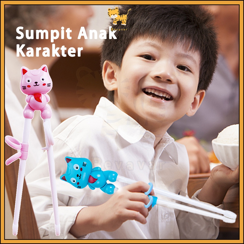 Jual ID BEVAVAR Sumpit Training Anak Belajar Makan/Training Chopstick ...