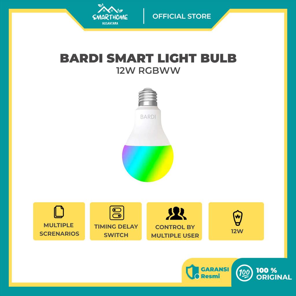 Jual BARDI Smart Light Bulb 12W RGBWW | Shopee Indonesia