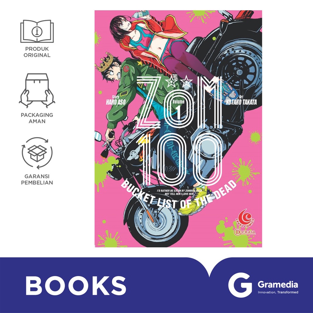 Jual Level Comic: Zom 100 vol 01 (Haro Aso, Kotaro Takata) | Shopee Indonesia
