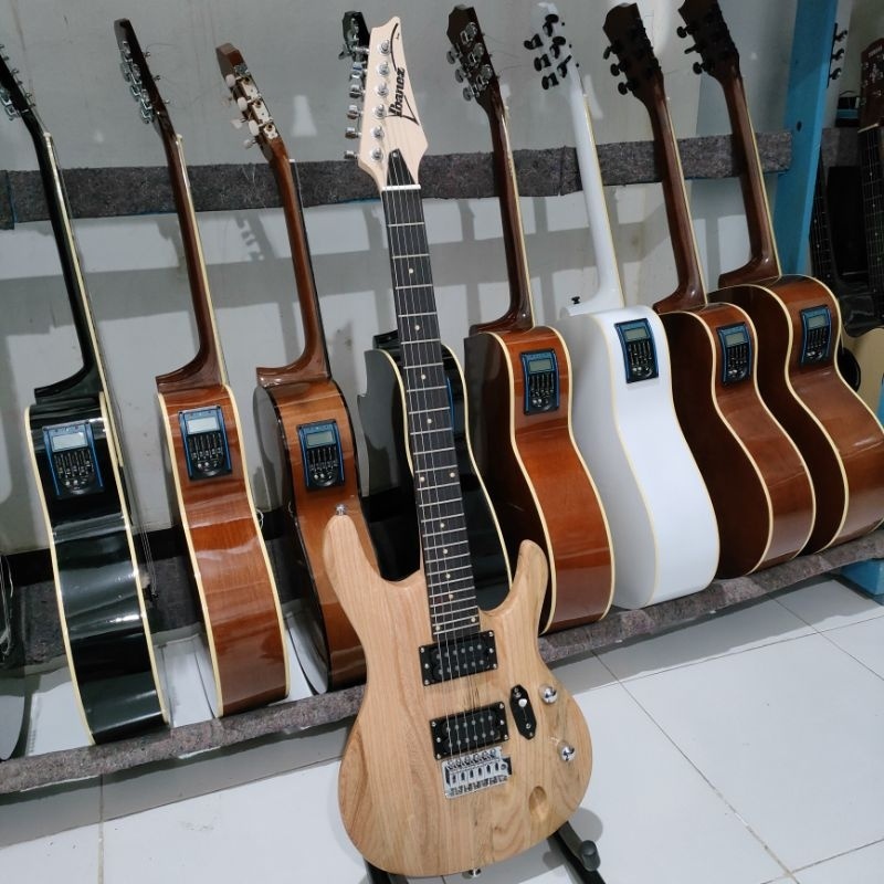 Jual Gitar listrik Elektrik murah model strato Ibanez s series custom ...