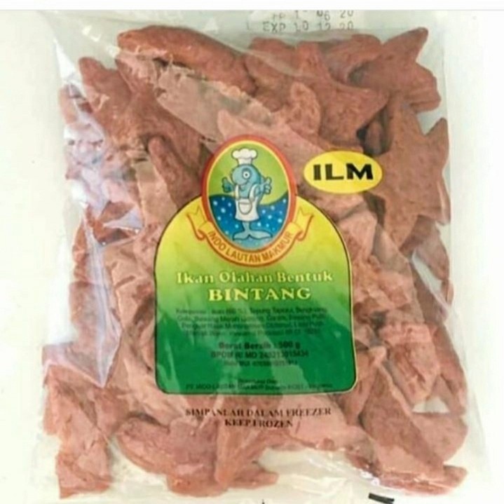 Jual ILM Ikan Olahan Tempura / bintang / burger / lonjong 500gr Tempura ...