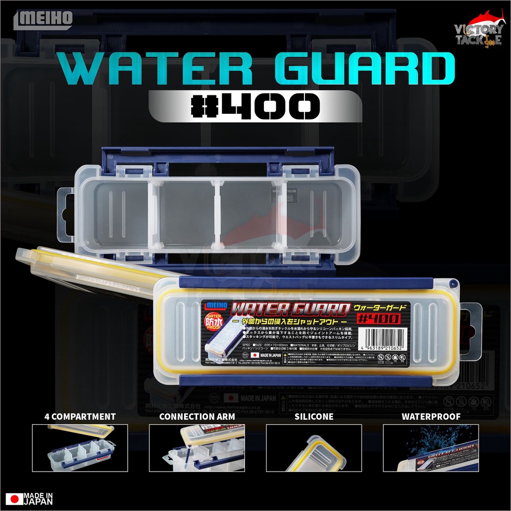 Jual Meiho Water Guard 400 Clear | Box Pancing | Kotak Pancing | Shopee ...
