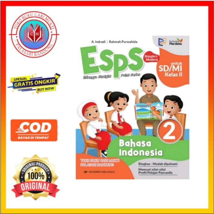 Jual Buku ESPS Bahasa Indonesia Untuk SD/MI Kelas 2 Kurikulum Merdeka | Shopee Indonesia