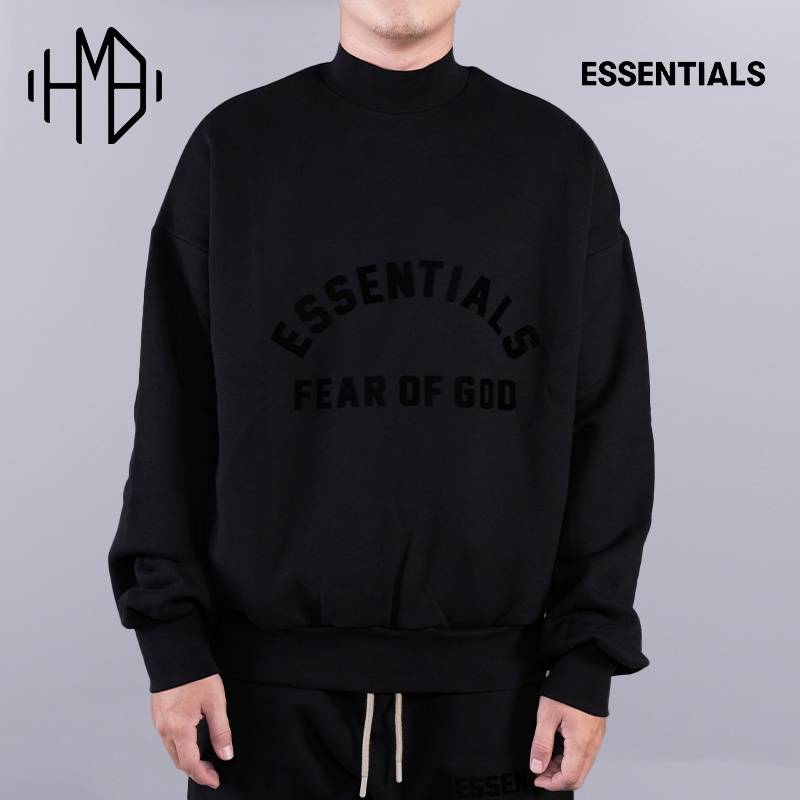 Jual Fear Of God Essentials FOG SS23 Curved Logo Crewneck | Shopee ...