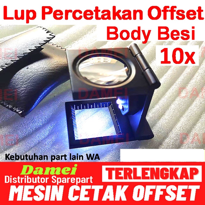 Jual Lup Percetakan Offset Magnifier Kaca Pembesar Lipat QC Cek ...