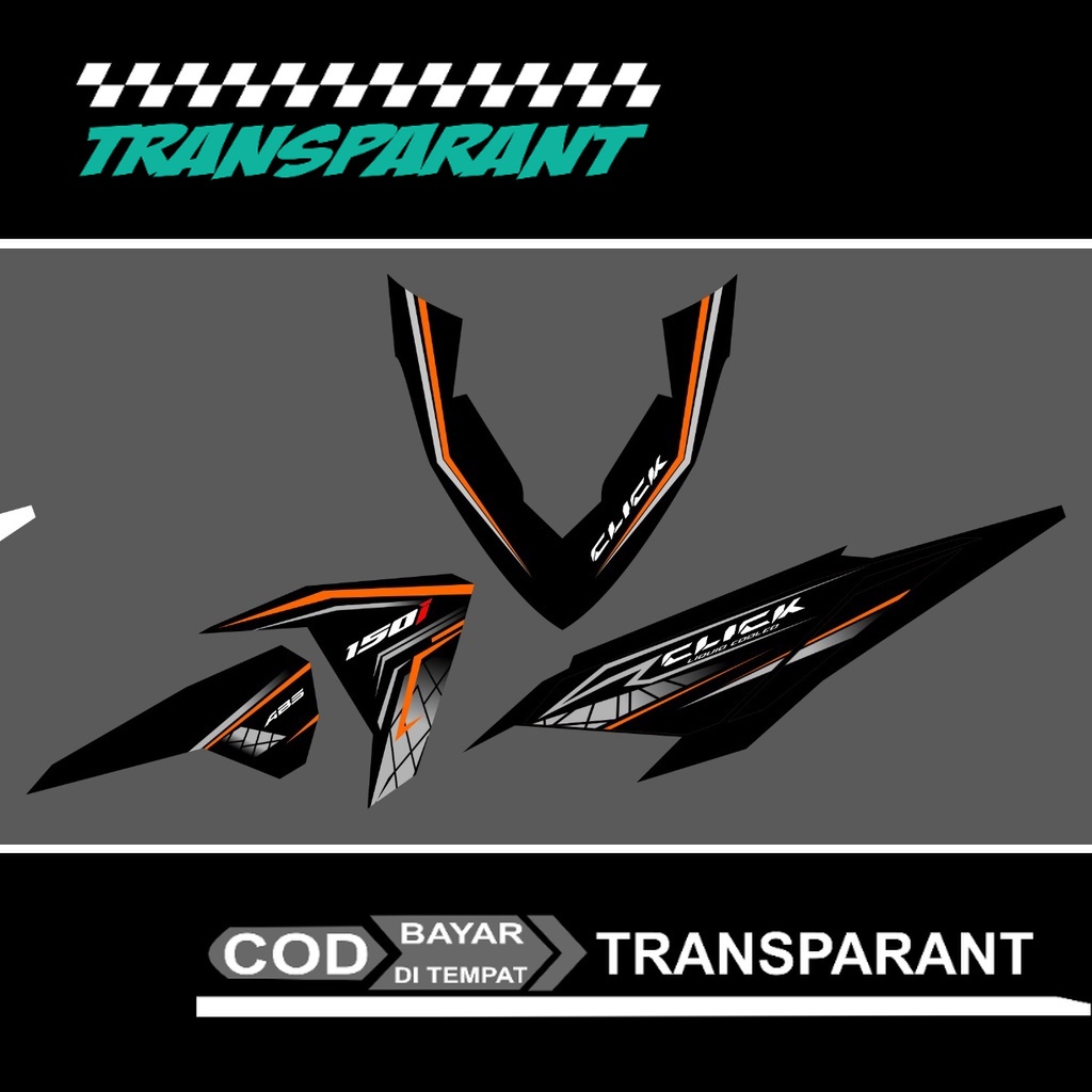 Jual STRIPING SIMPLE ELEGANT VARIO LED 150 OLD BAHAN TRANSPARAN UV ...